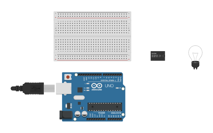 Circuit design A12 "Relés (Relays)" | Tinkercad
