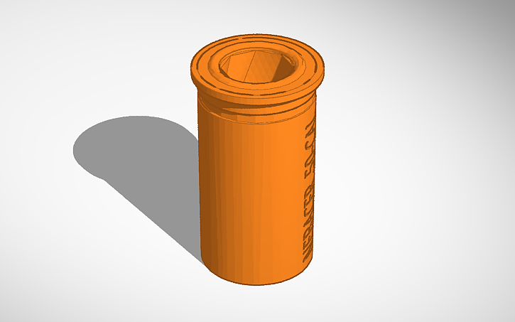 3D design "Rifled" Half-dart Shell for Nerf Rival Pilot - Tinkercad