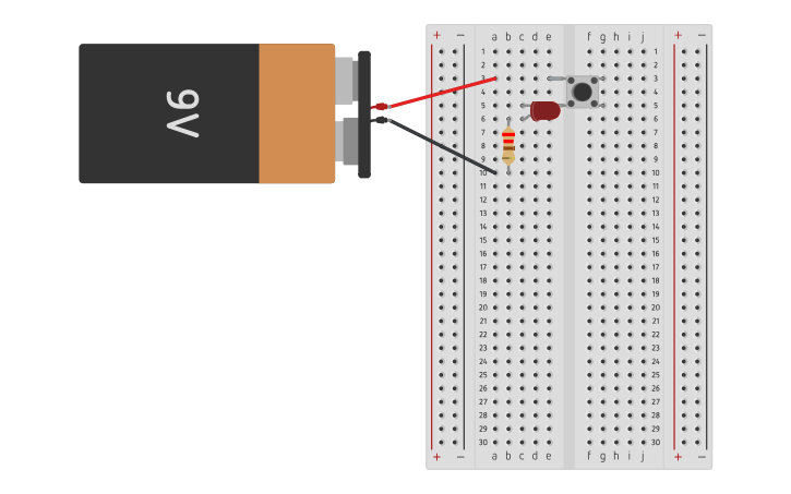 Circuit design Simple Circuits 2 - Tinkercad
