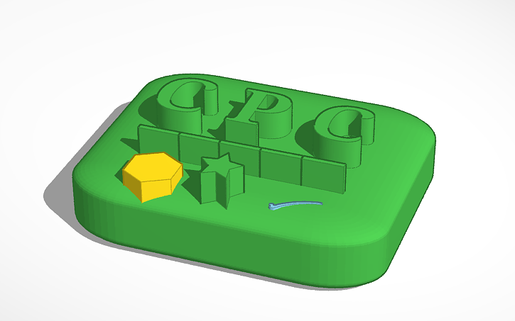3d Design Initials 1 Tinkercad