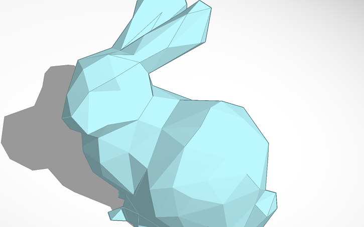 3D design bunny | Tinkercad