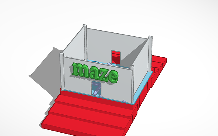 3D design maze - Tinkercad