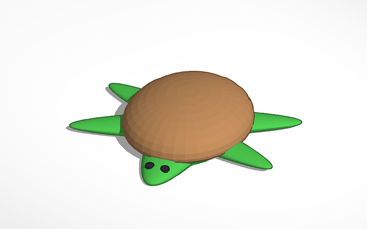 3D design Turtle - Tinkercad
