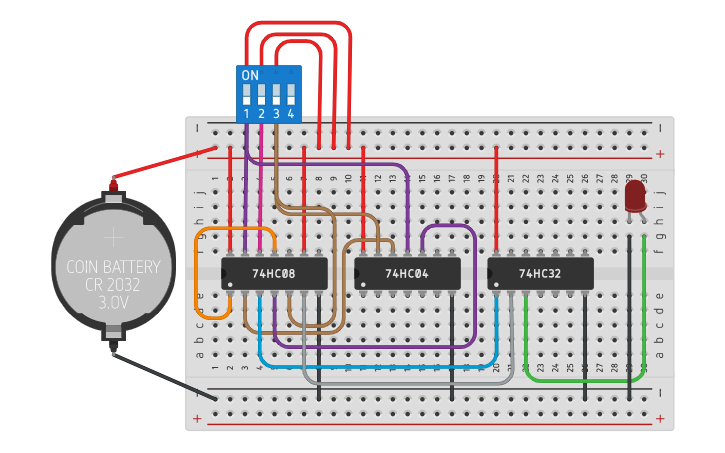 Circuit design ARQ Trabalho 3 | Tinkercad