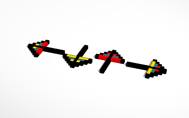 3D design Madness Fan FNF Arrows | Tinkercad