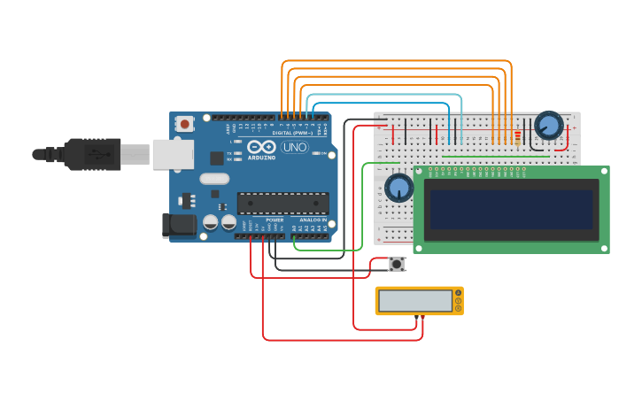 Circuit Design Linear Displacement Measurement Using Rotary