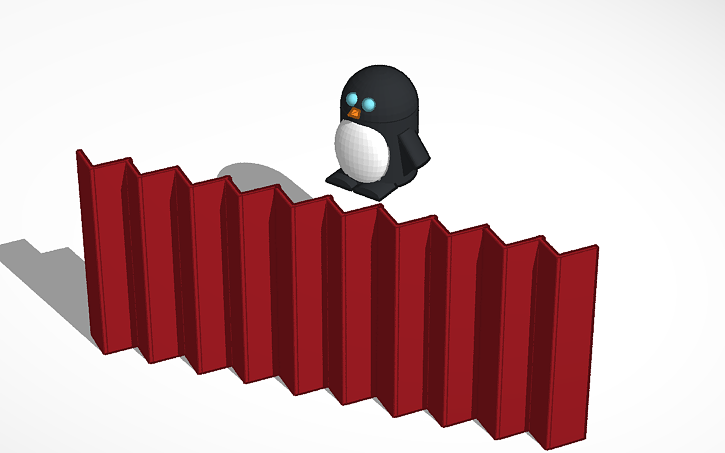 3D design Lesson: Who is behind the curtain? result - Tinkercad