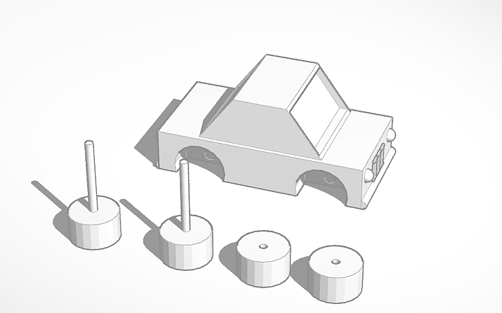 3D design Car Toy Design - Tinkercad