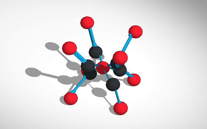 3D design MgCl2 - Tinkercad