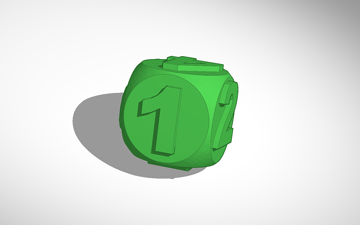 3D design dice dice dice - Tinkercad