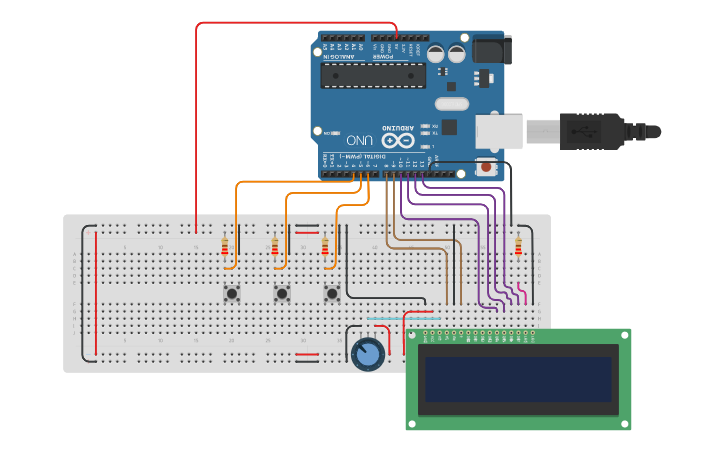 Circuit design Ejercicio 3 | Tinkercad