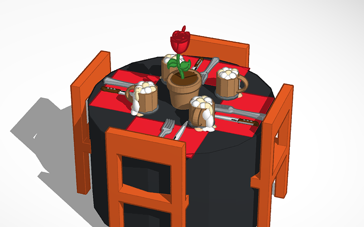 3D design table | Tinkercad