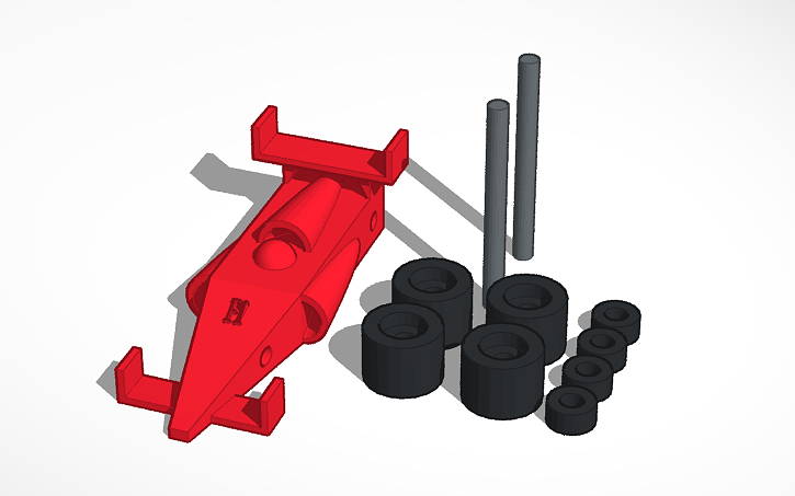 3D design toy car - Tinkercad