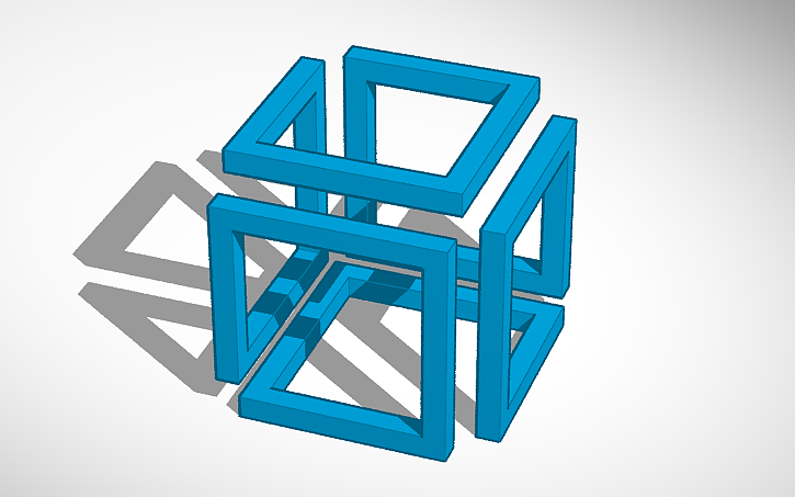 3D design Infinity cube - Tinkercad