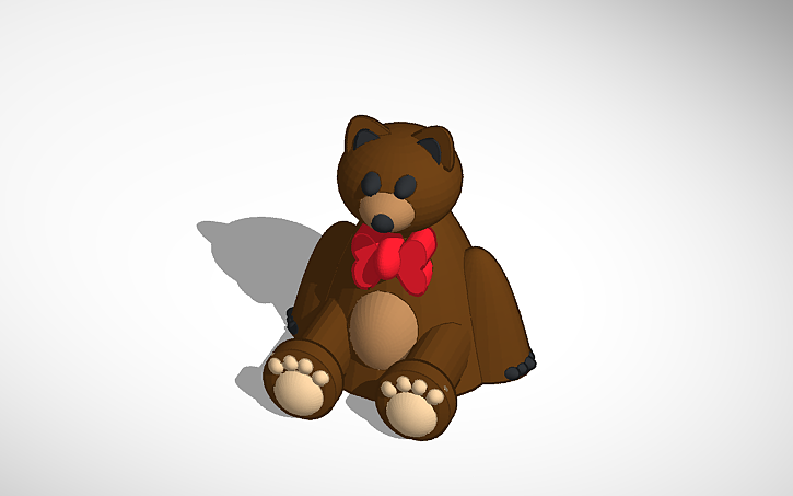 3D design Bear - Tinkercad