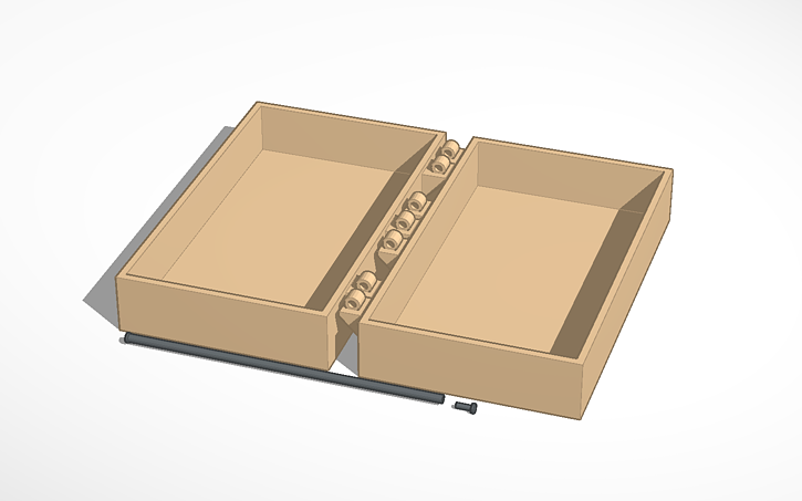3d Design Hinged Box Tinkercad