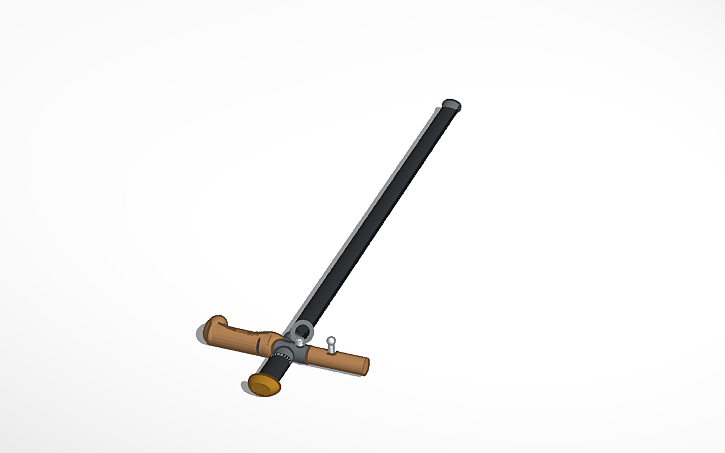 3D design Cane Sword | Tinkercad