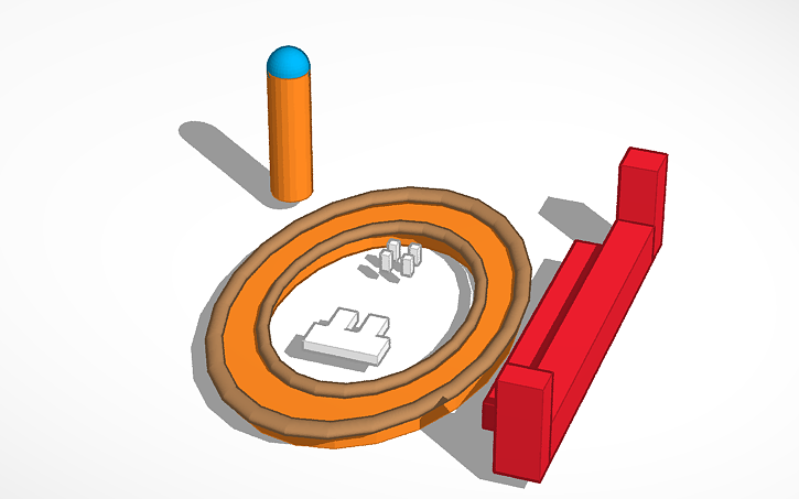 3D design racecar track - Tinkercad