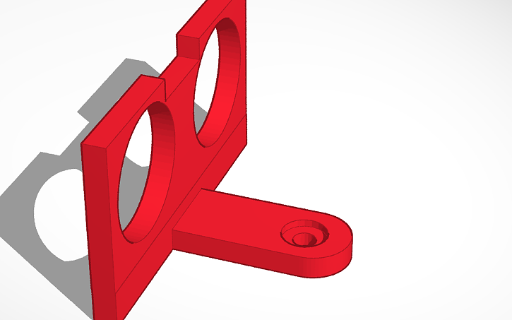 3D design Ultrasonic Sensor Holder HC-SR04 - Tinkercad