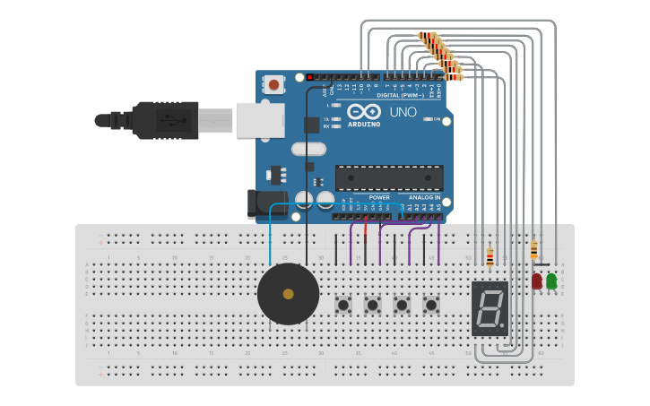 Circuit design mic-1 - Tinkercad