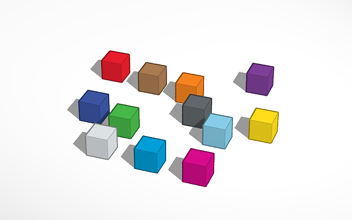 3D design Minecraft blocks (not all of them) - Tinkercad