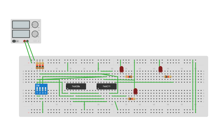 Circuit Design Problema Ii Tinkercad