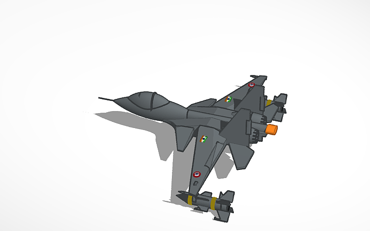 3D design XK-Class Fighter Jet | Tinkercad
