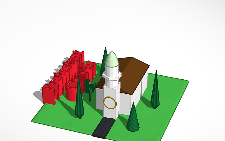 3D design Protestant Church | Tinkercad