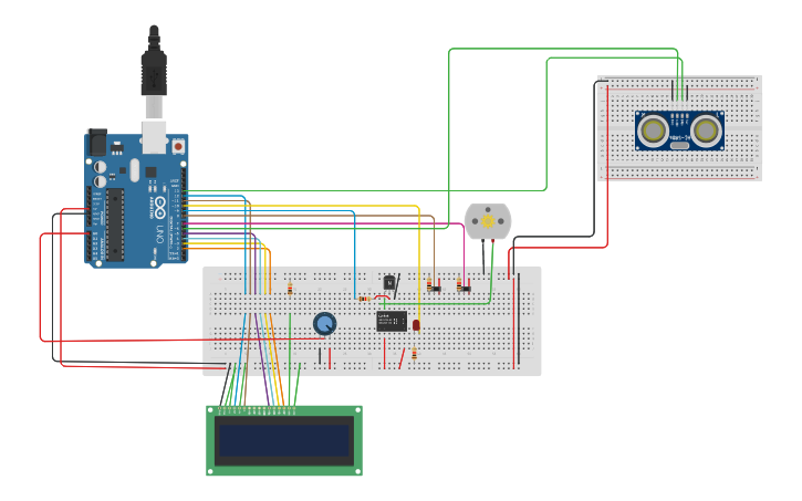 Circuit design Botella | Tinkercad