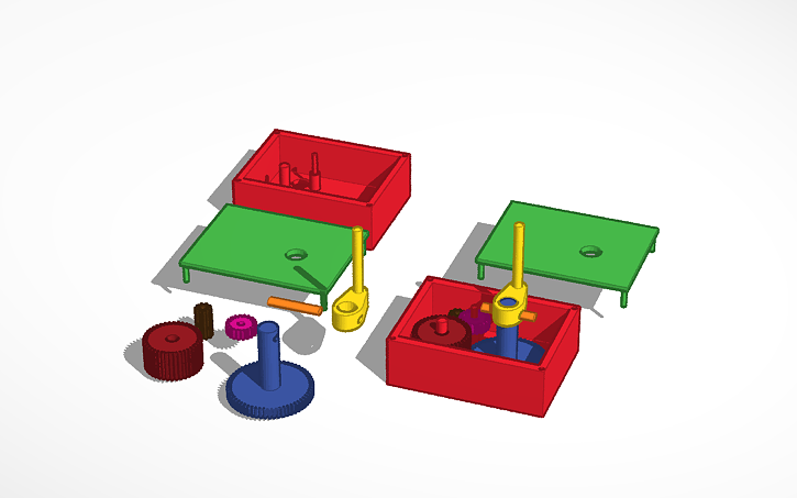 3D design torque gear box 2.0 - Tinkercad