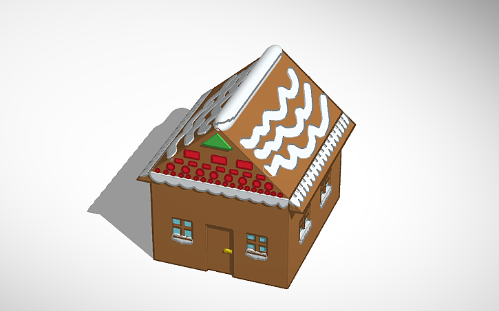 3D design Gingerbread House | Tinkercad