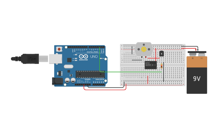 Circuit Design Arduino Relay Tinkercad