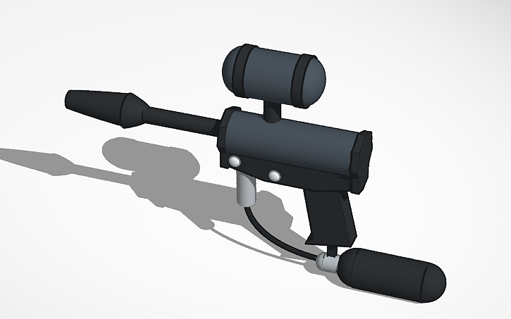 3D design Paintball Gun - Tinkercad