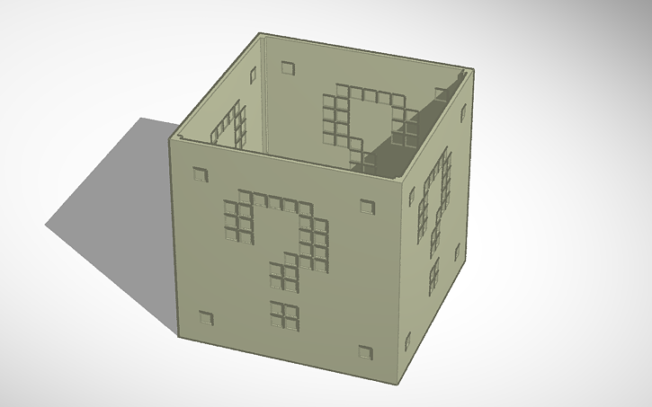 3D design Mini Light box - Tinkercad