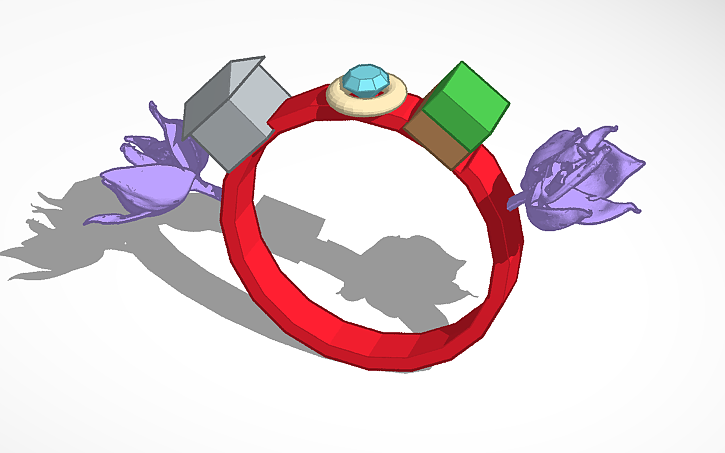 3D design My creative ring | Tinkercad