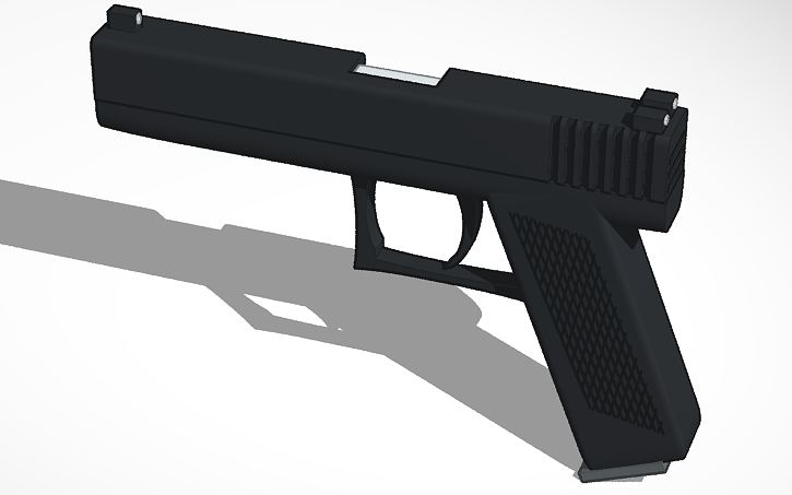 3D design Pistol - Tinkercad
