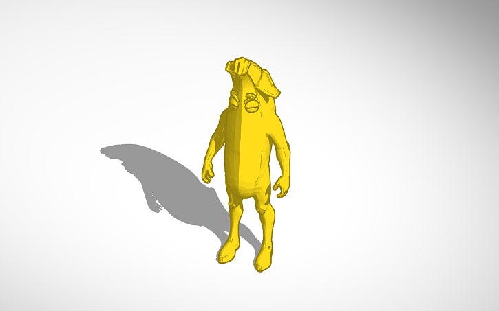 3D design peely - Tinkercad