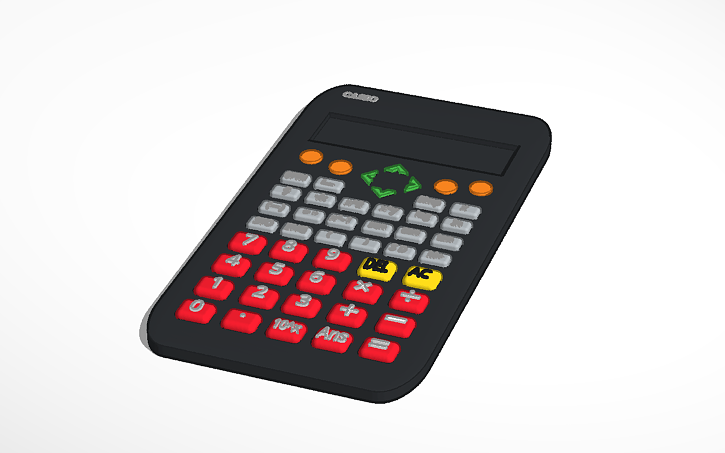 3D design Calculadora - Tinkercad