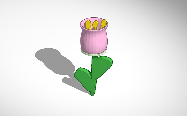 3D design flower - Tinkercad