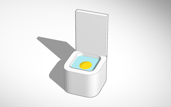 3D design Toilet - Tinkercad