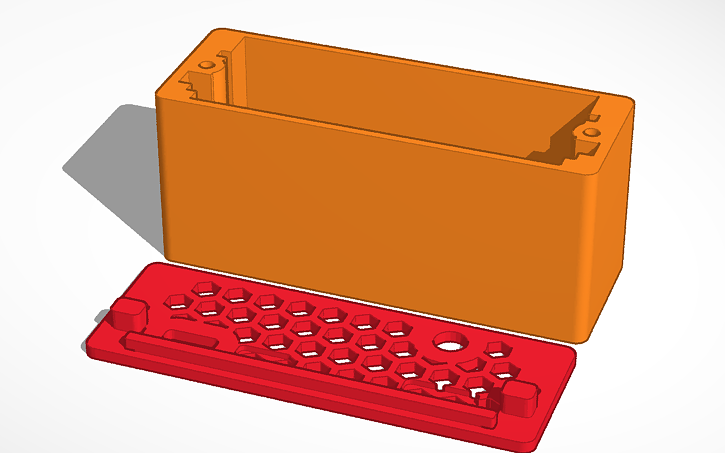 3D design Raspberry Pi Zero W with pHAT DAC Enclosure - Tinkercad