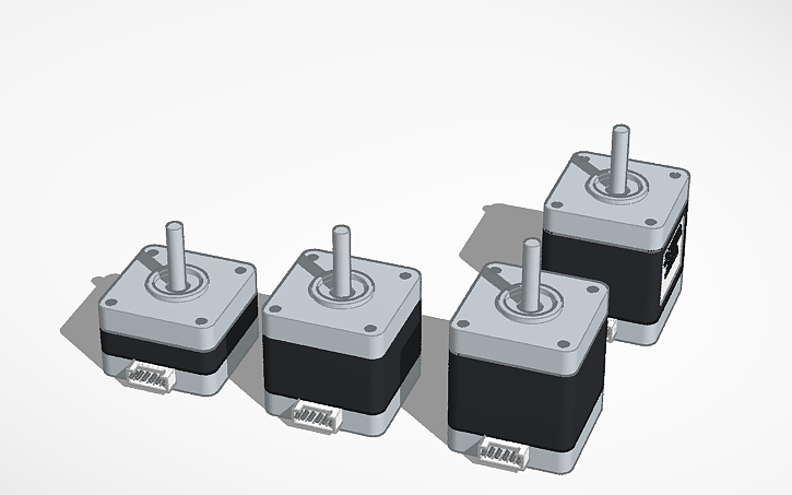 3D design NEMA 17 Stepper Motor - Tinkercad
