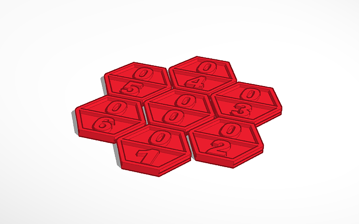 3D design hex zero 2.0 | Tinkercad
