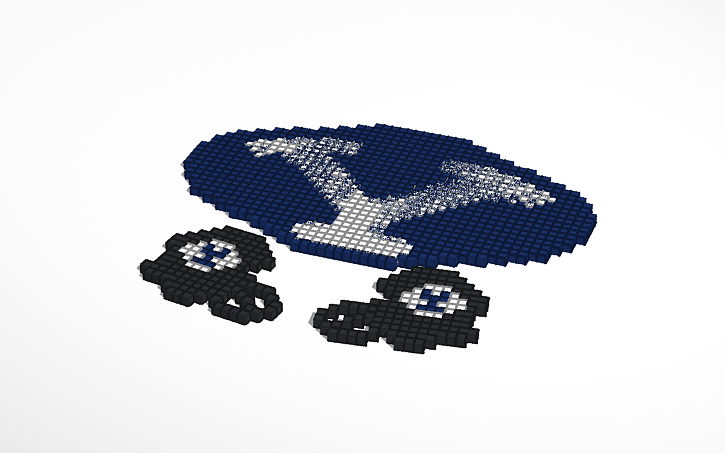 3D design Pixel Art - Tinkercad