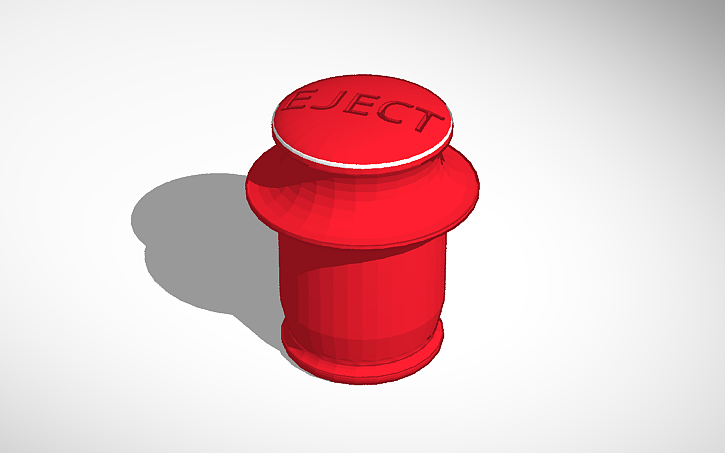 3D design Car Lighter Ejection Button - Tinkercad