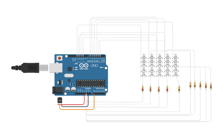 Circuit design smiley E-BOYS | Tinkercad