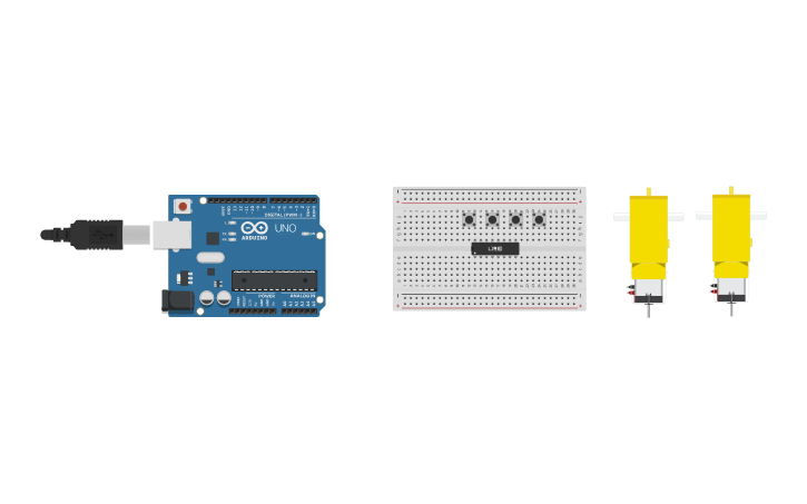 Circuit design EX2_1 - Tinkercad