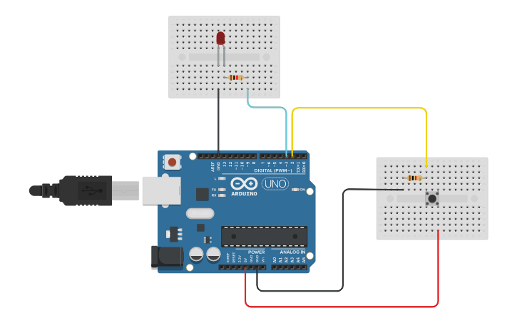 Circuit design Task 1 | Tinkercad