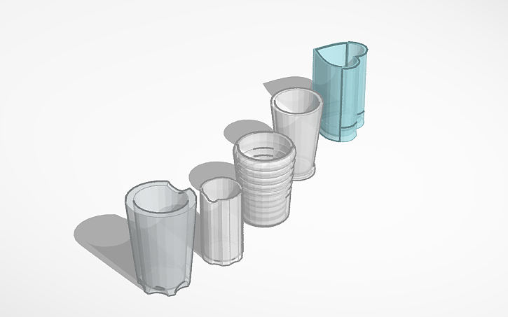 3d Design Cups Tinkercad