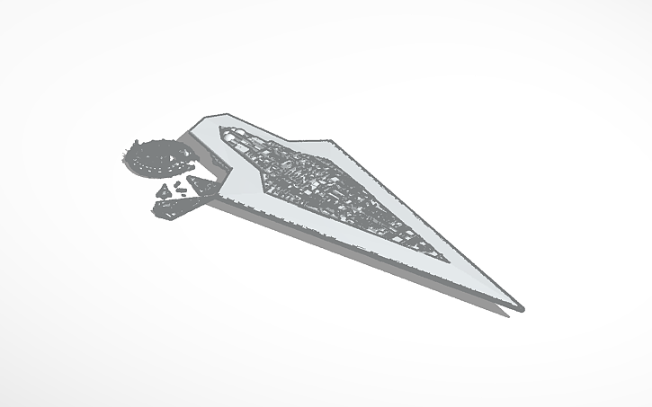 3D design Star Wars Starships - Tinkercad